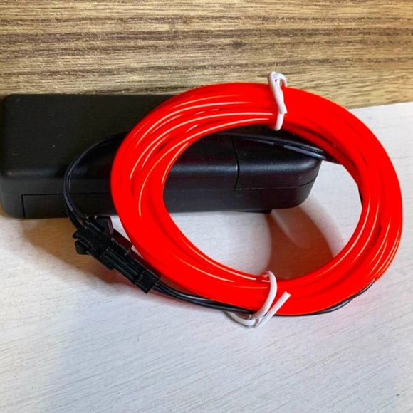 Other | 9ft Neon Orange Battery Powered Light Bar Bright Craft | Poshmark